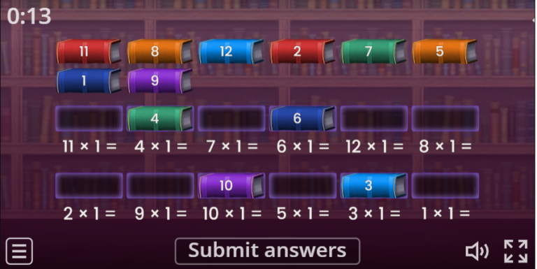 1 Times Table ️1️⃣ Learn, Play, and Practice - Times Tables Kids