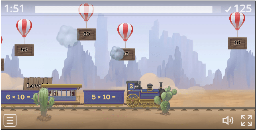 10 Times Table - Pop Air Balloons - Times Tables Kids