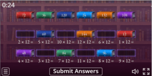12 Times Table ️1️⃣2️⃣ Learn, Play, and Practice - Times Tables Kids
