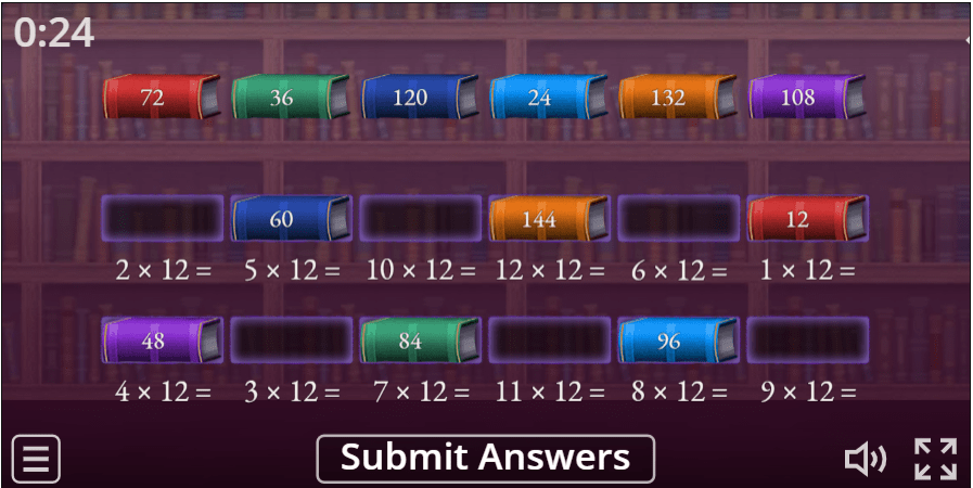 12 Times Table ️1️⃣2️⃣ Learn, Play, and Practice - Times Tables Kids
