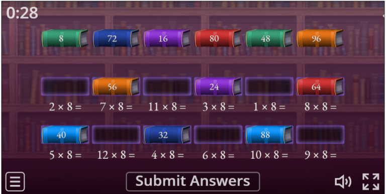 8 Times Table ️8️⃣ Learn, Play, and Practice - Times Tables Kids