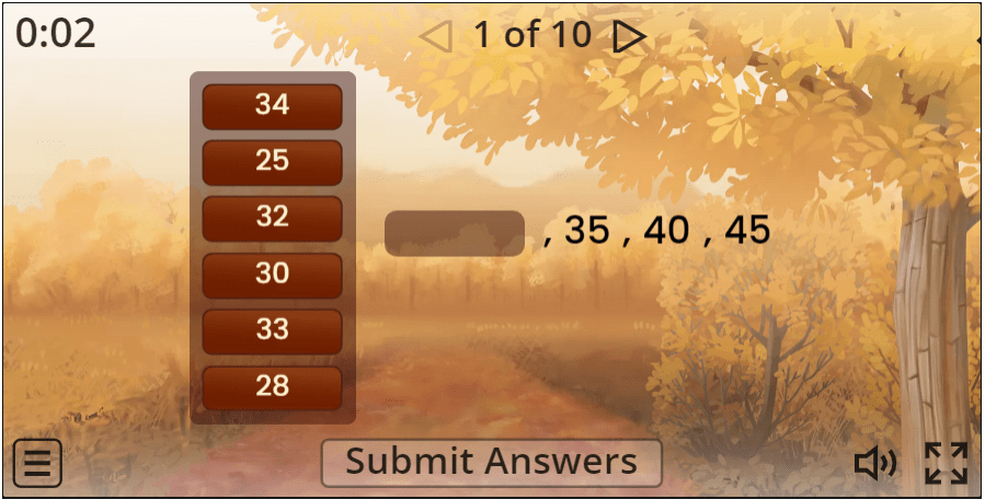 Find the Missing Number – 2 3 4 5 Times Tables Game - Times Tables Kids